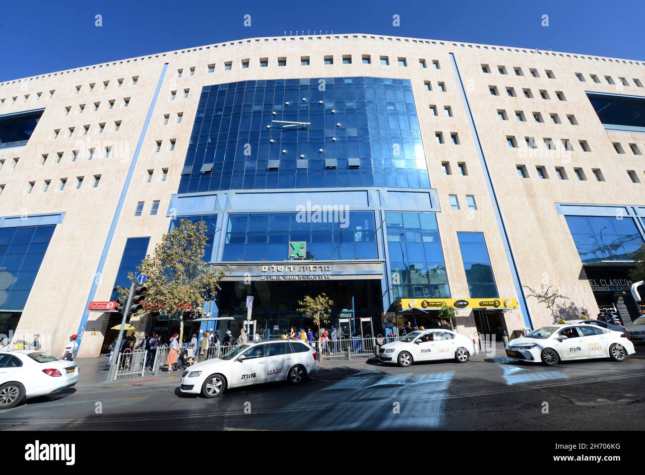 The central bus station of Jerusalem, Israel Stock Photo - Alamy