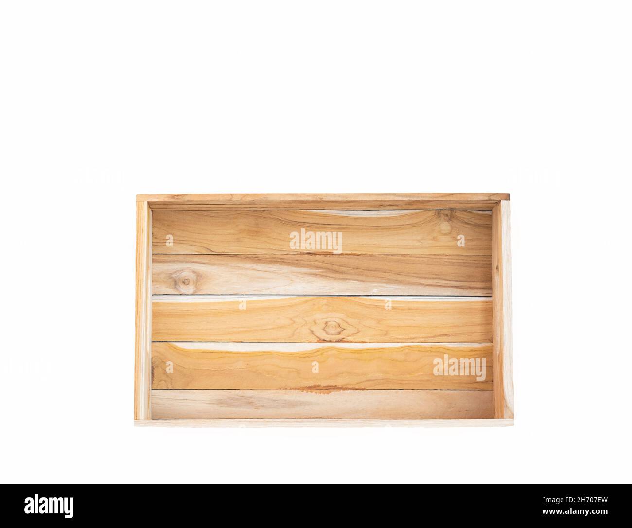 grocery box isolated on white background top view Stock Photo - Alamy
