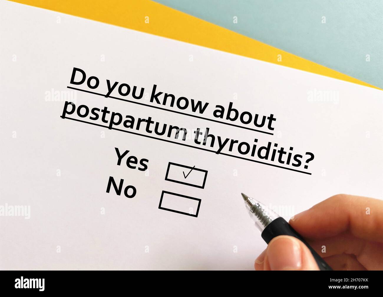 One person is answering question about thyroid pathology. The person ...
