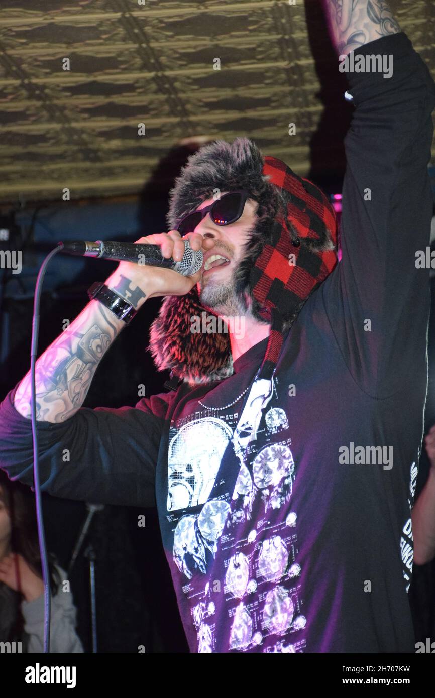 Chris Webby Hip Hop artist performs Stock Photo - Alamy