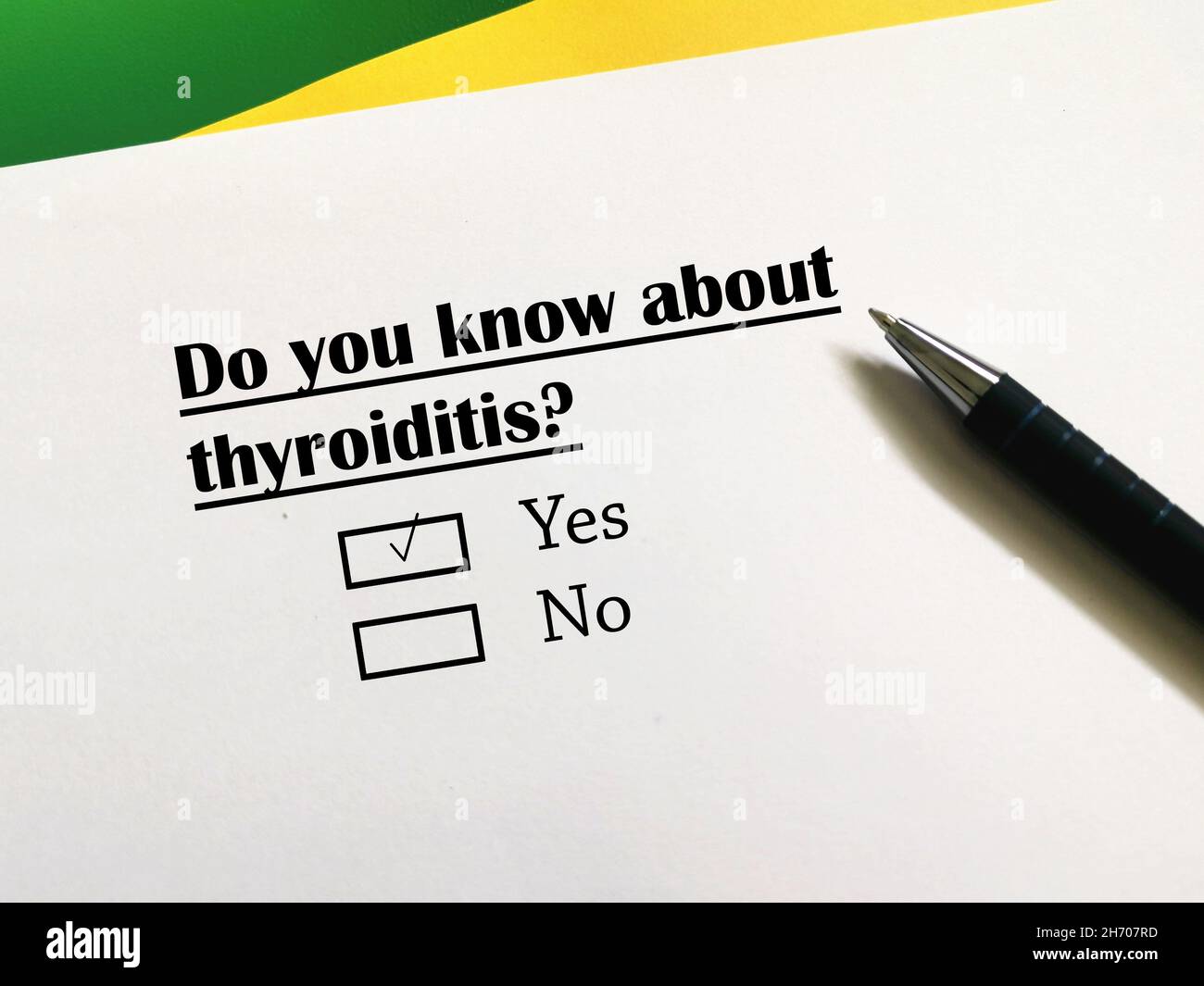 Thyroid function test hi-res stock photography and images - Alamy