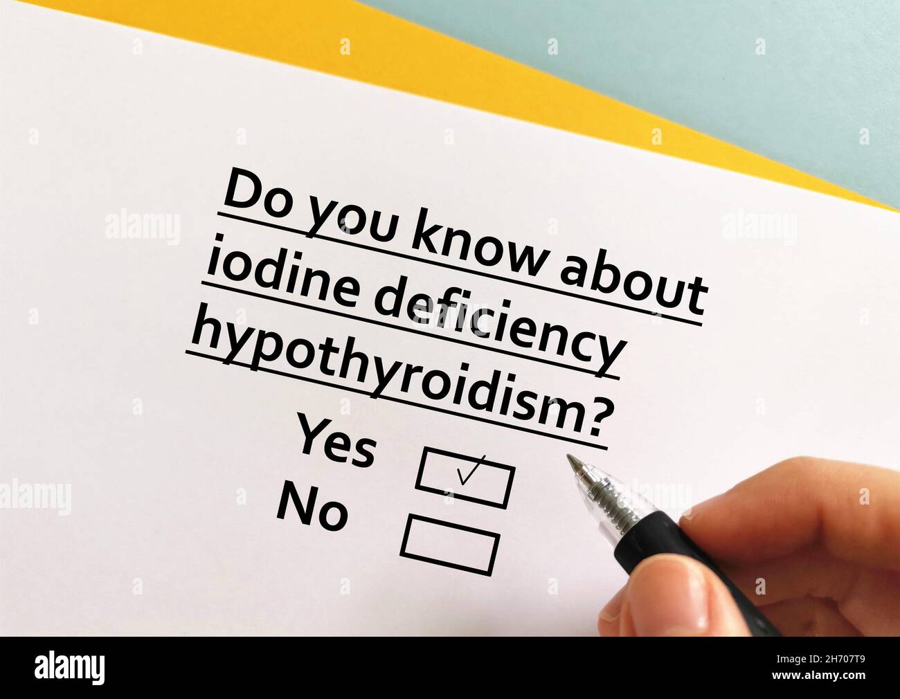 One person is answering question about thyroid pathology. The person ...