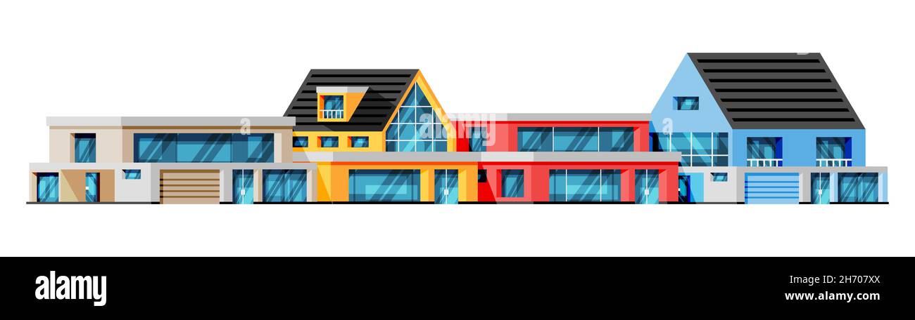 Set of Modern Energy Efficient Building Stock Vector Image & Art - Alamy