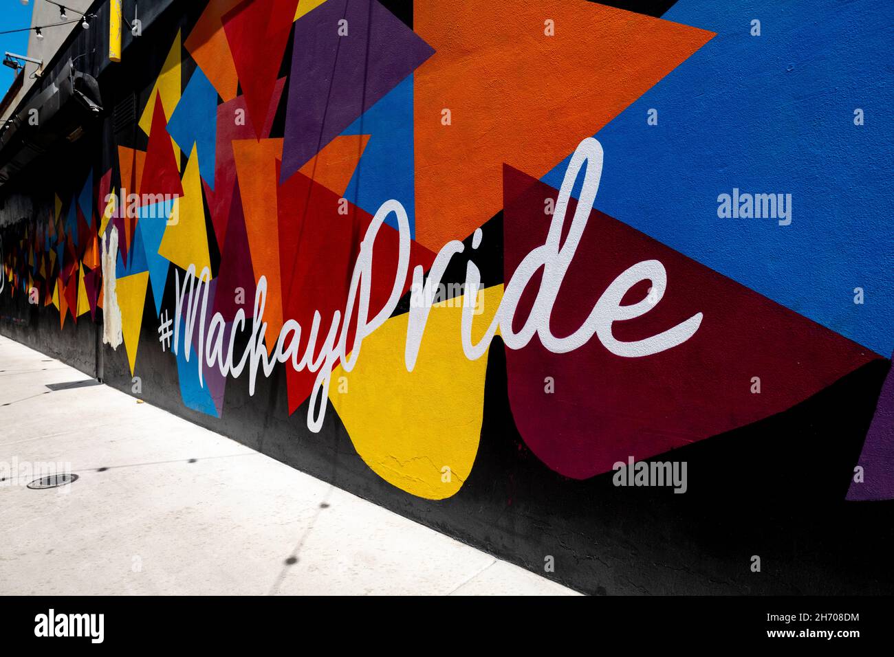 #Mackay Pride street art in Fifth Lane, central Mackay, queensland ...