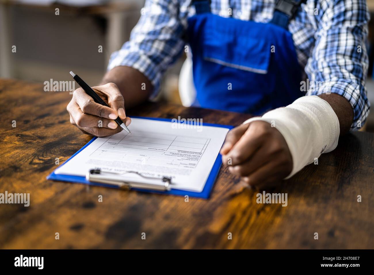 Work accident insurance hi-res stock photography and images - Alamy