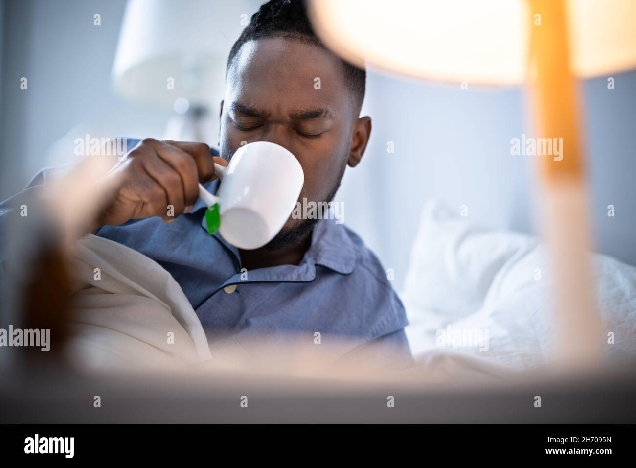 Sick african american male patient hi-res stock photography and images ...