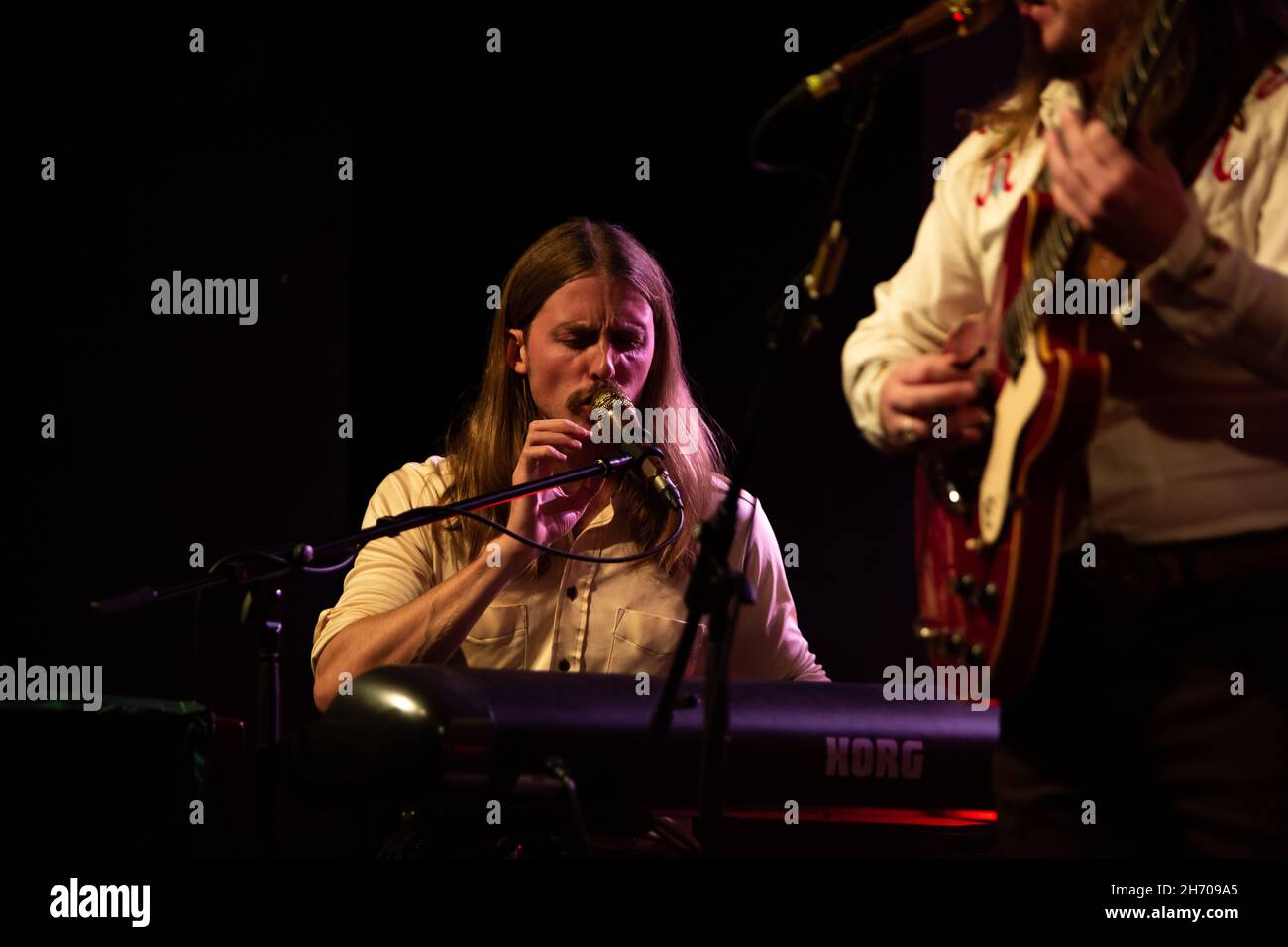 Shamus Currie of Canadian rock band The Sheepdogs perform at Lee's ...