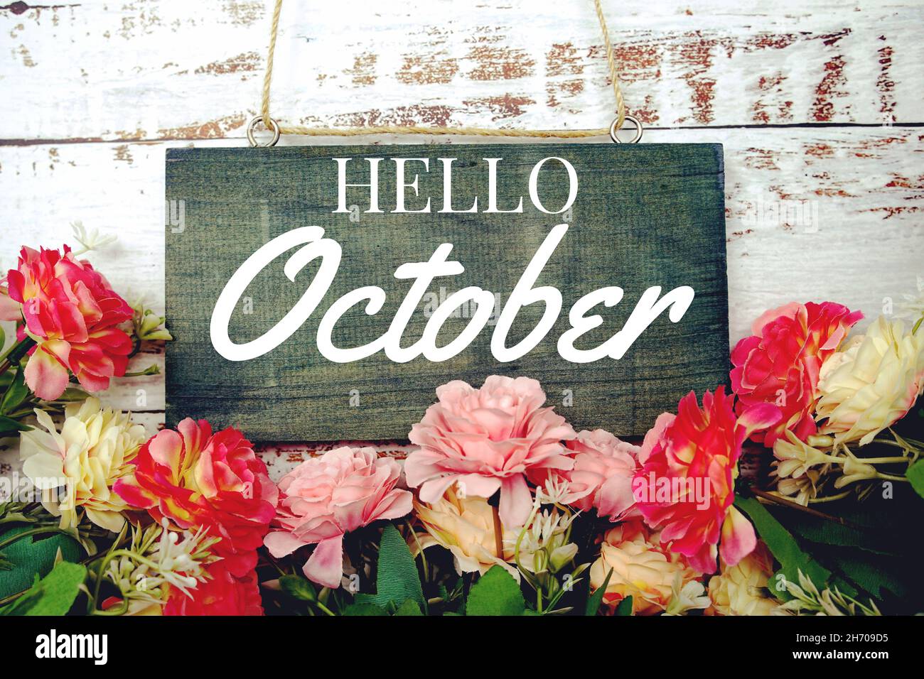 Hello october hi-res stock photography and images - Alamy