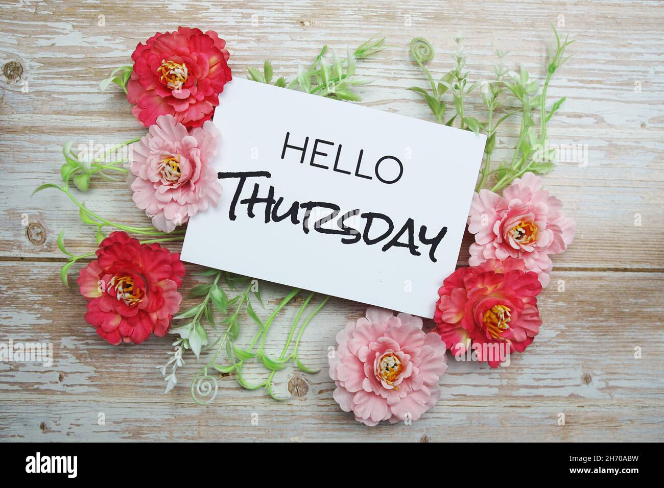 Hello thursday hi-res stock photography and images - Alamy
