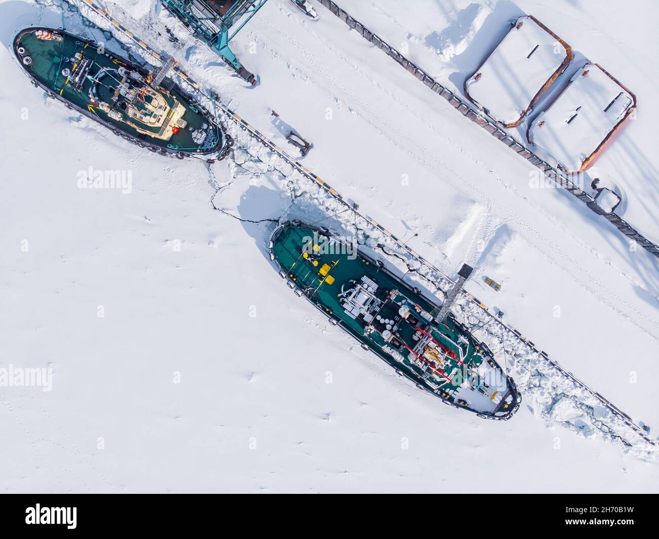 Ice breaker aerial hi-res stock photography and images - Alamy