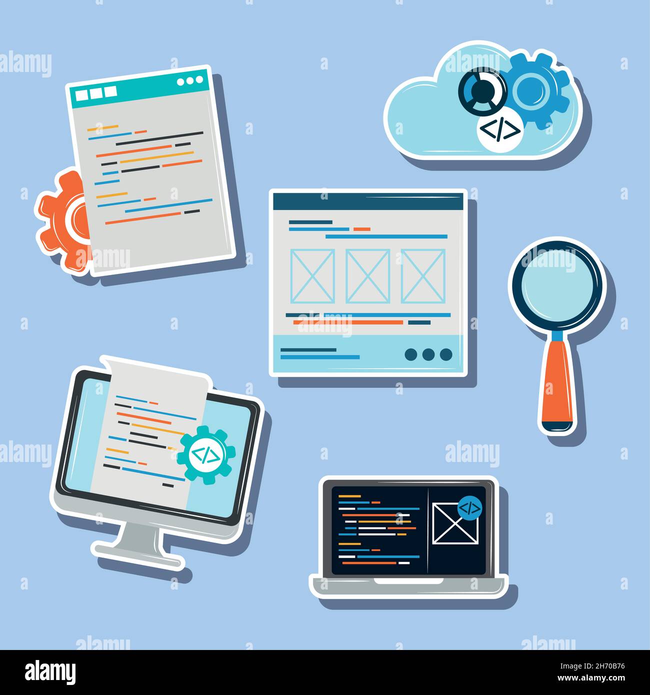 icons web development Stock Vector Image & Art - Alamy icons web development Stock Vector Image & Art - Alamy