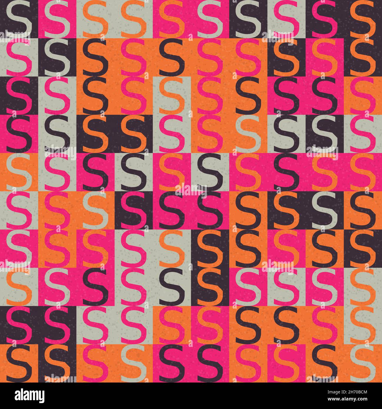 Abstract Geometrical generative computational art illustration Stock ...