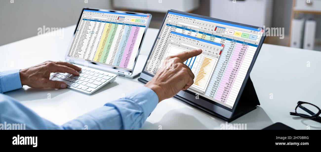 Medical Coding Bill And Billing Codes Spreadsheets Stock Photo - Alamy