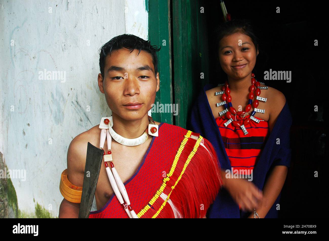 Nepal people in their traditional dress. Nepal Stock Photo - Alamy