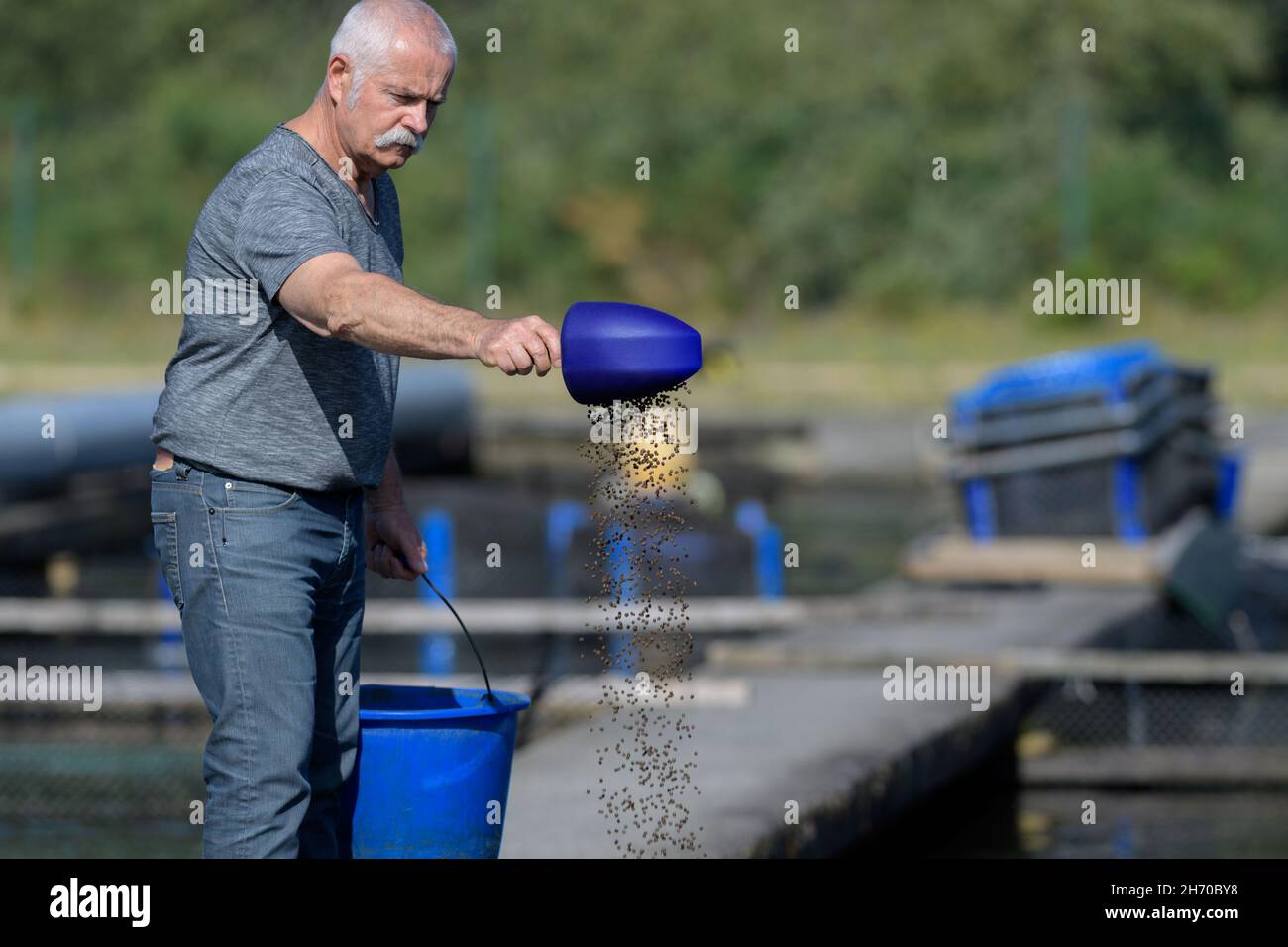Fisherman and goldfish hi-res stock photography and images - Alamy