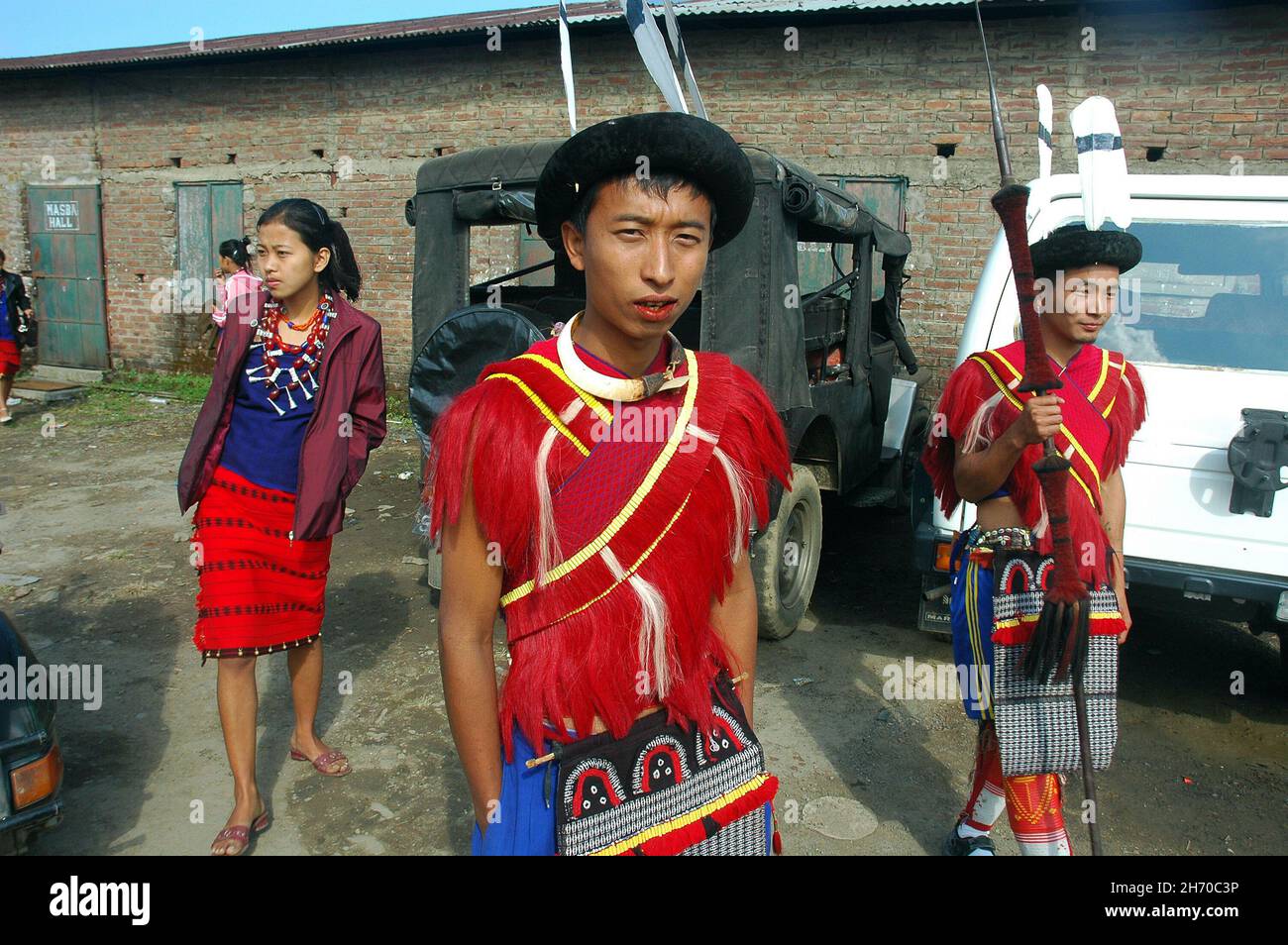 Nepal people in their traditional dress. Nepal Stock Photo - Alamy