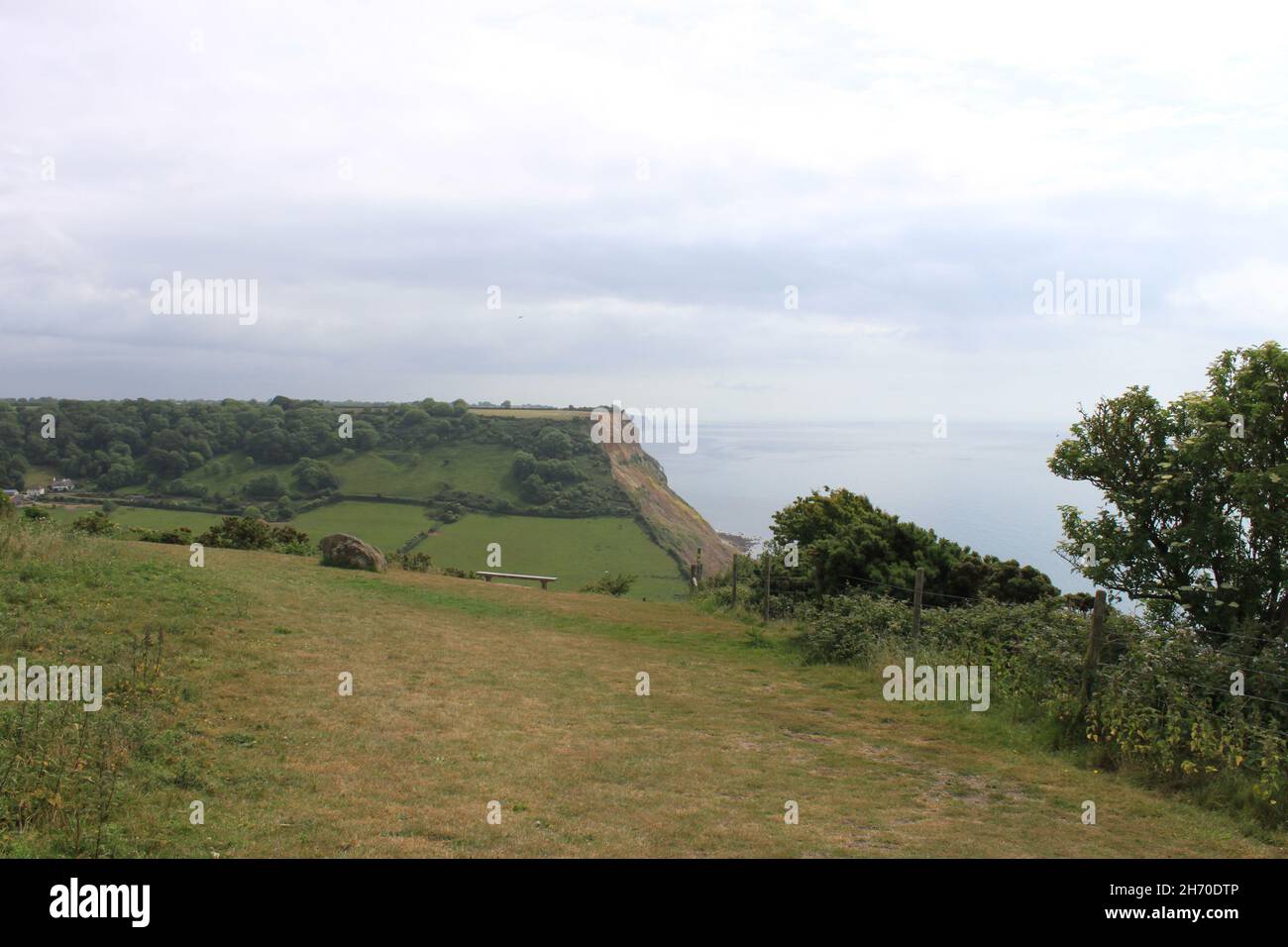 The England south west coast path. South Devon. England. UK Stock Photo ...