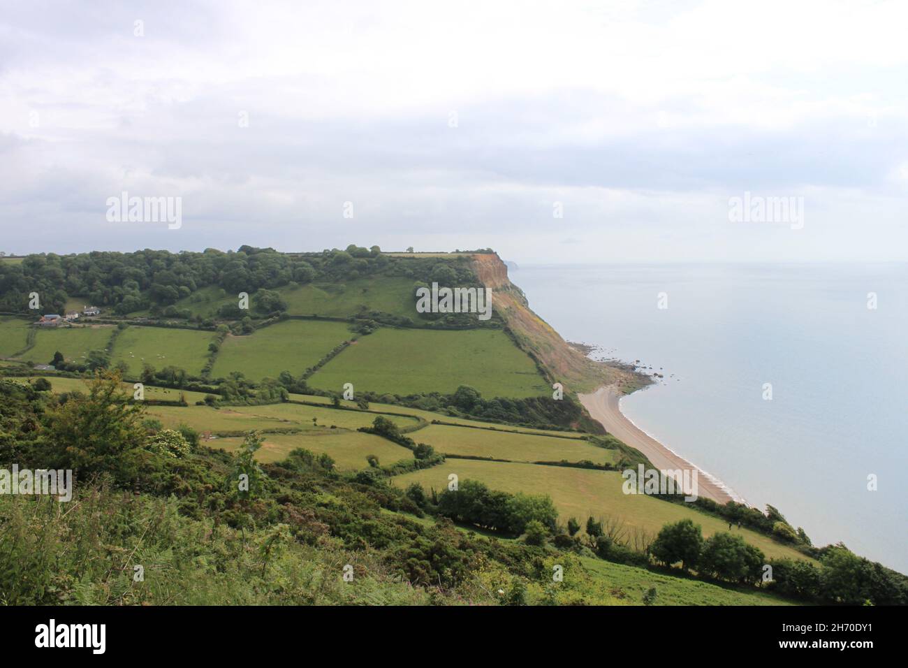 The England south west coast path. South Devon. England. UK Stock Photo ...