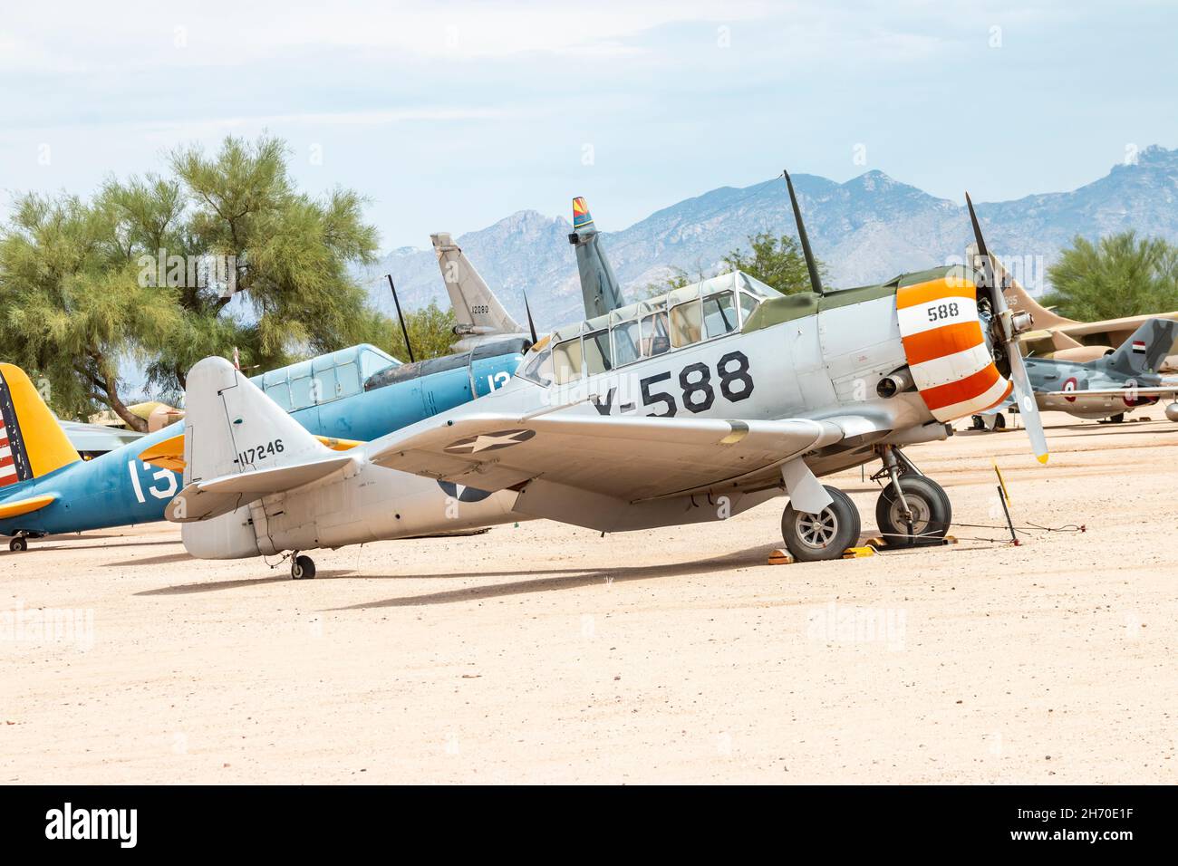 airplane at Pima Air & Space Museum Stock Photo - Alamy