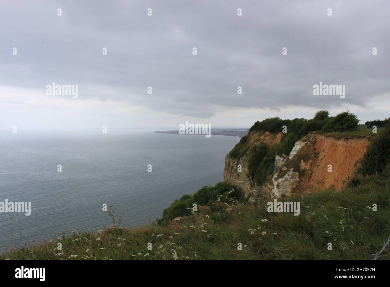 The England south west coast path. South Devon. England. UK Stock Photo ...