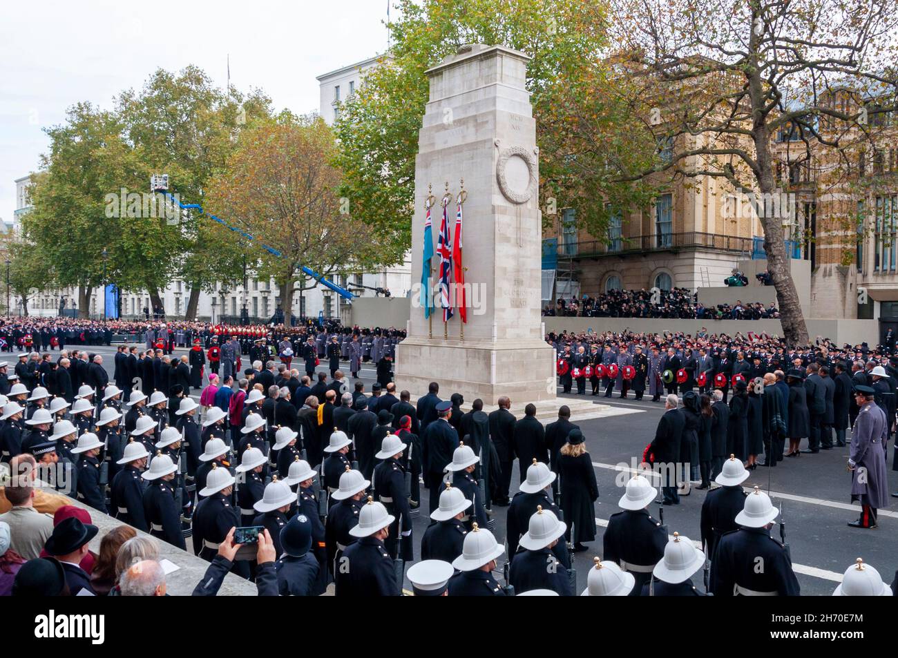 The Cenotaph National Service of Remembrance held at 11:00 am on ...