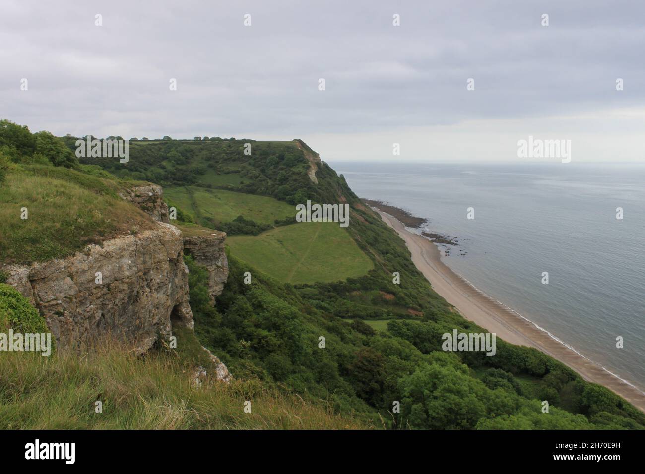 The England south west coast path. South Devon. England. UK Stock Photo ...
