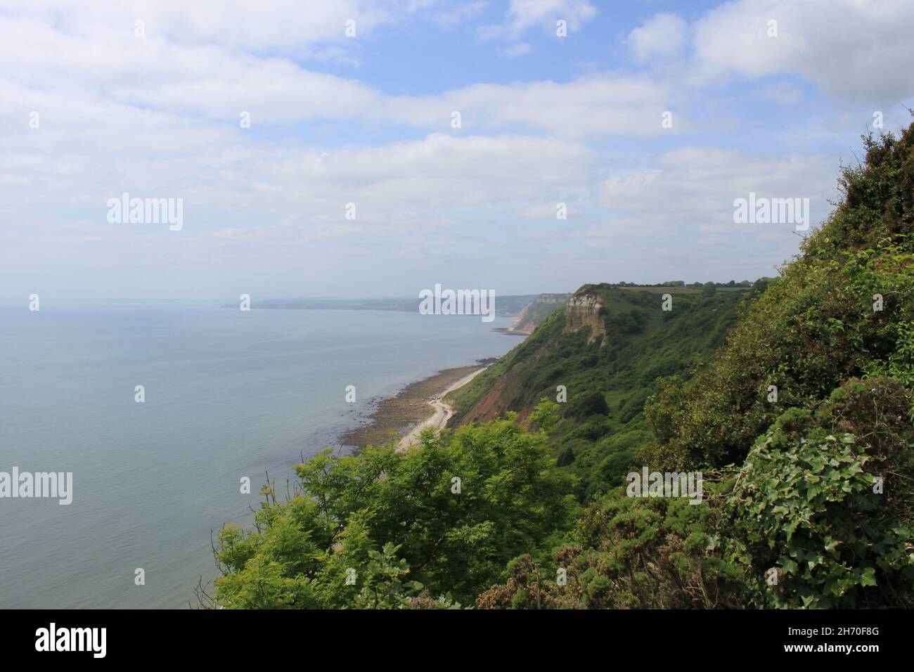 The England south west coast path. South Devon. England. UK Stock Photo ...