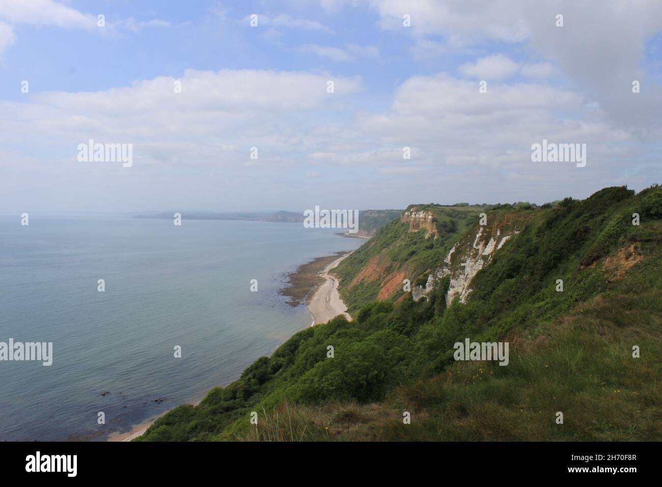 The England south west coast path. South Devon. England. UK Stock Photo ...