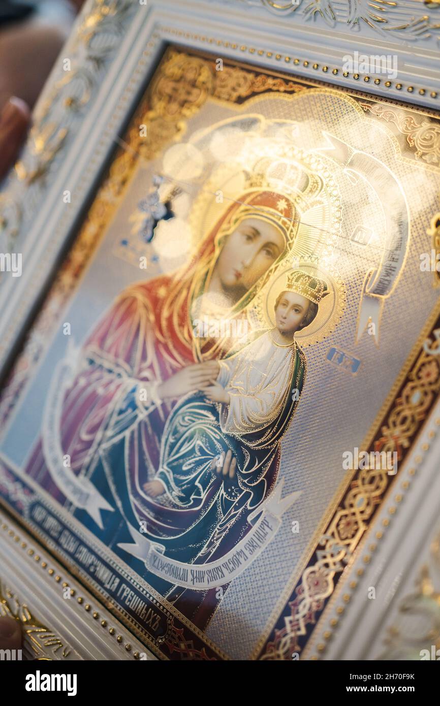 Vertical shot of a religious picture of Christianity - religious ...