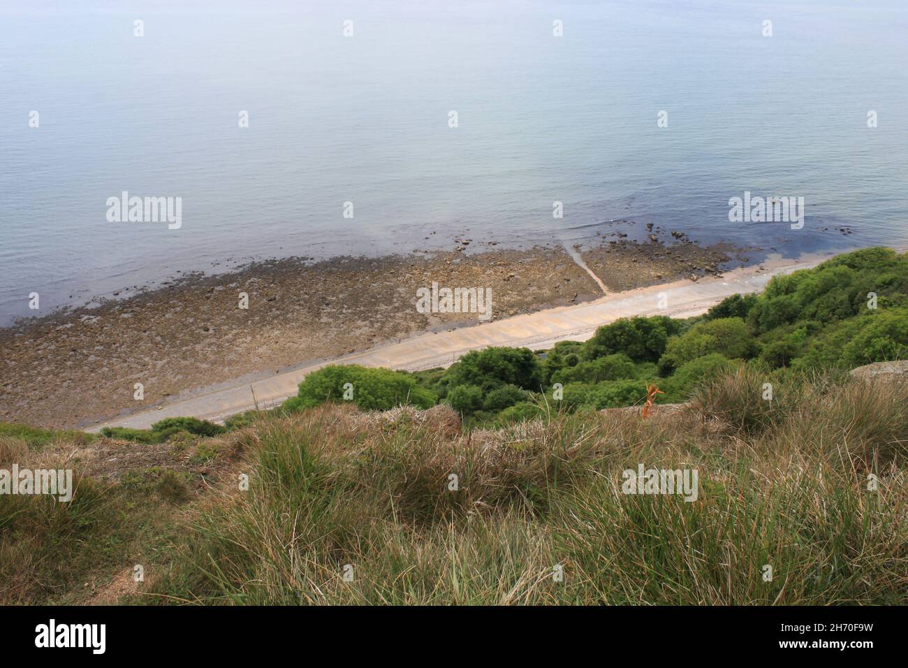 The England south west coast path. South Devon. England. UK Stock Photo ...