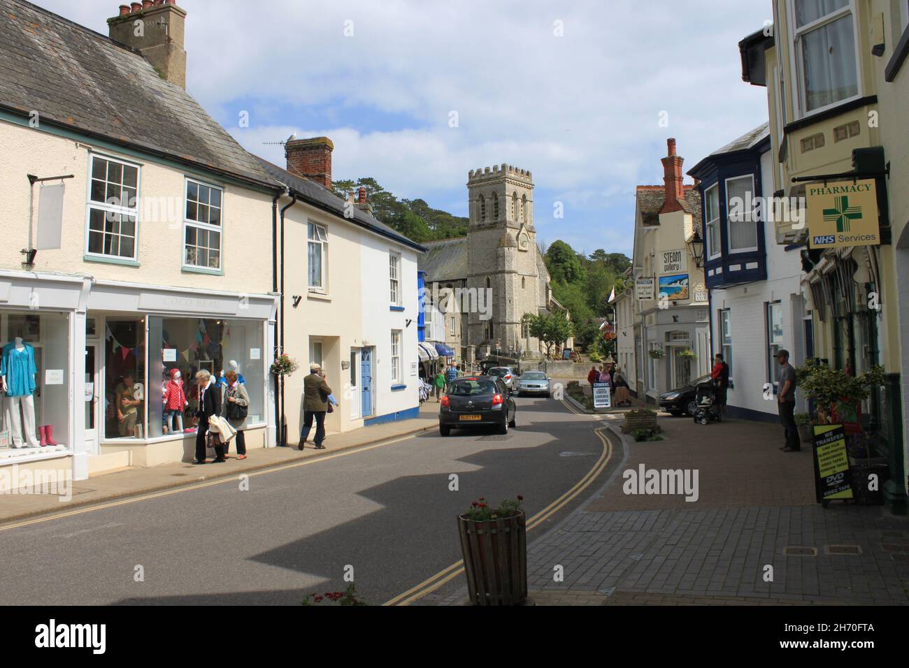 Beer Pharmacy. High street. The England south west coast path. Beer ...
