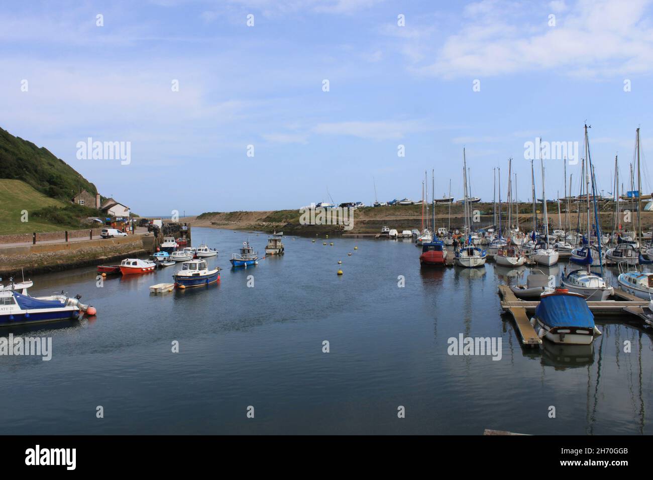 The England south west coast path. Axmouth. South Devon. England. UK ...