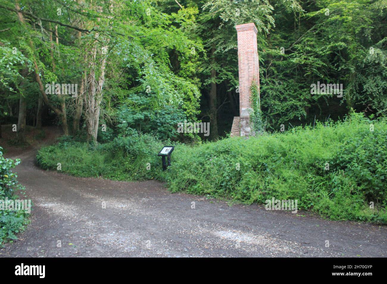 Rousdon cliffs ruins hi-res stock photography and images - Alamy
