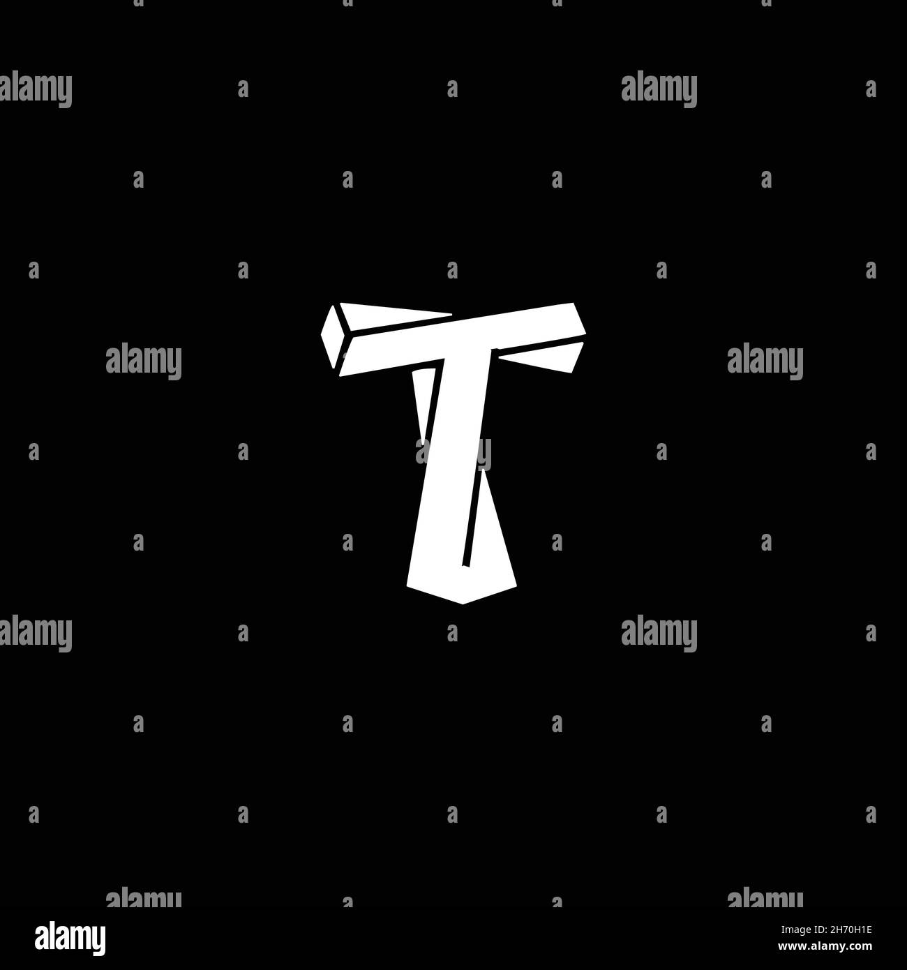 Creative Innovative Initial T logo. T Letter Minimal luxury Monogram ...