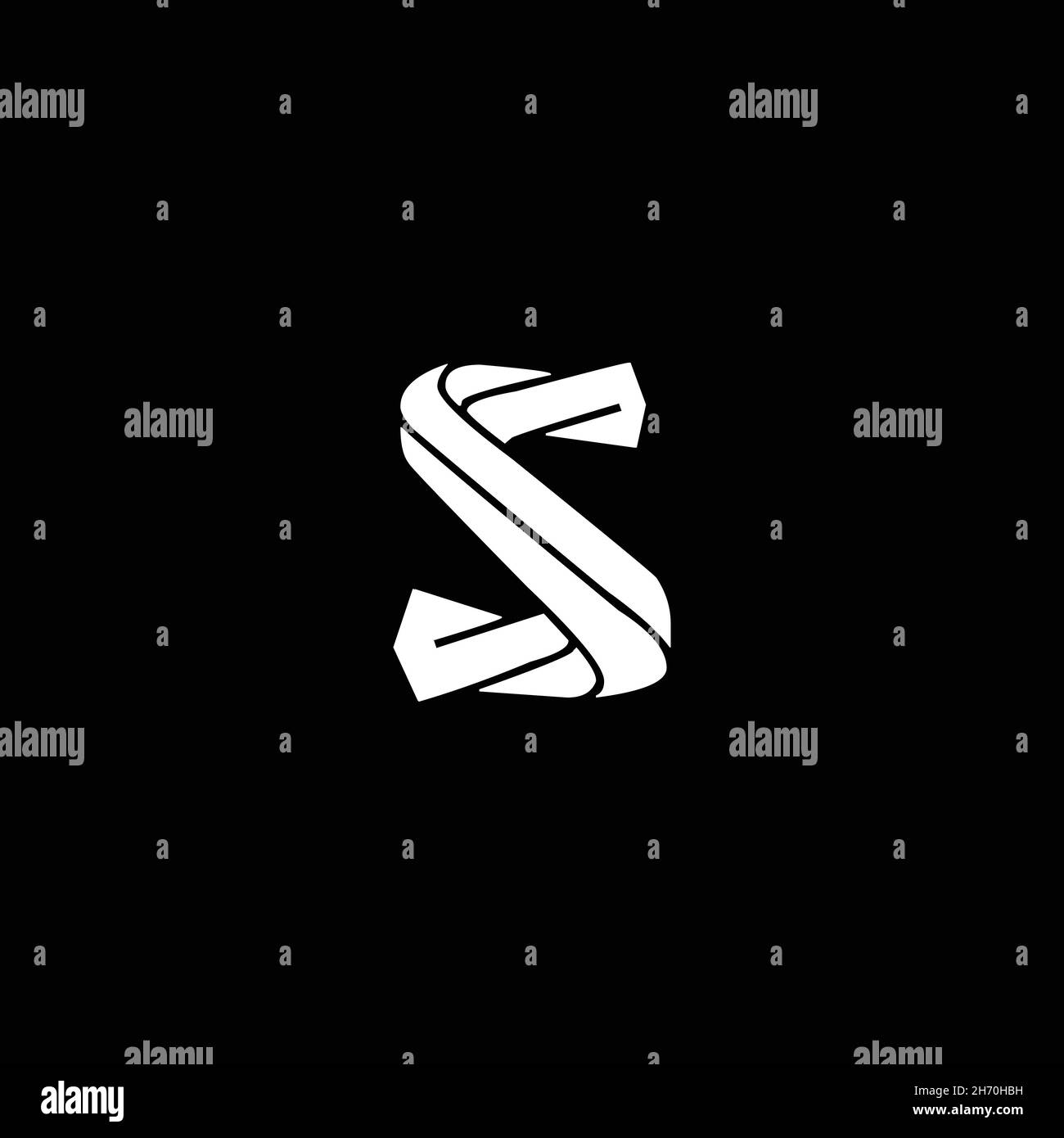 Creative Innovative Initial S logo. S Letter Minimal luxury Monogram ...