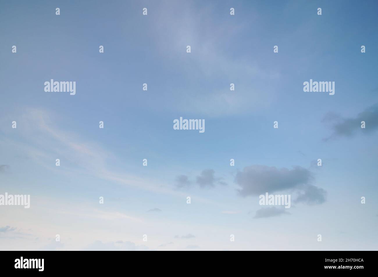 Summer blue sky cloud gradient fade white background. Beauty clear ...