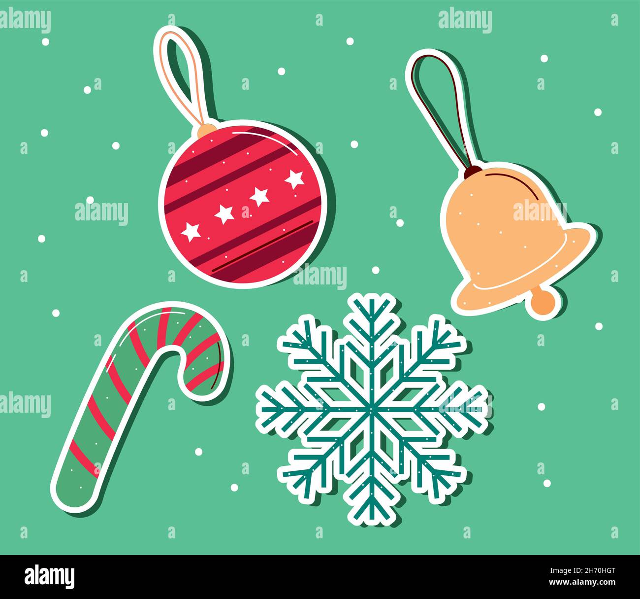 Merry Christmas icon collection Stock Vector Image & Art - Alamy