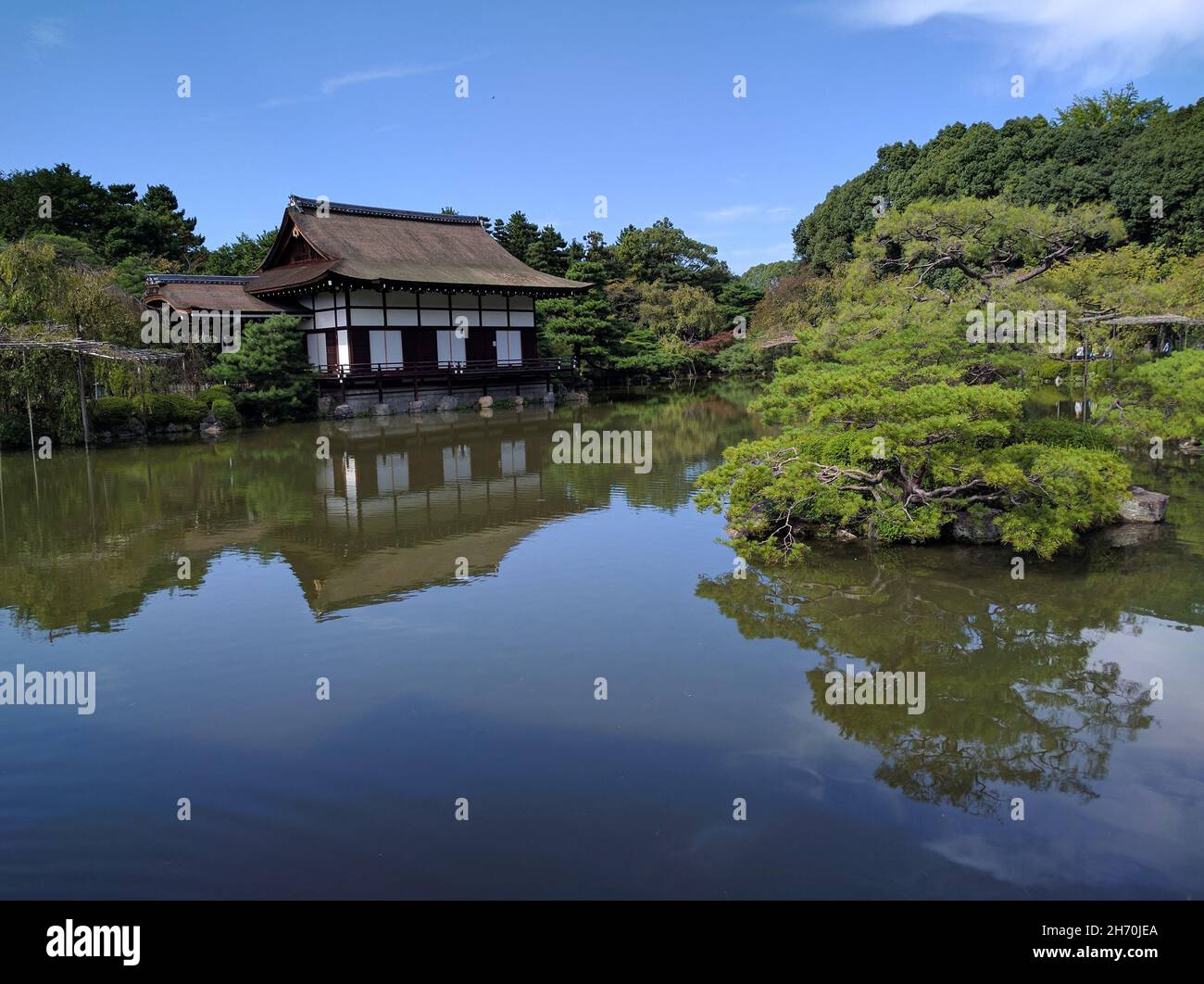 Heian shrine waterfall hi-res stock photography and images - Alamy