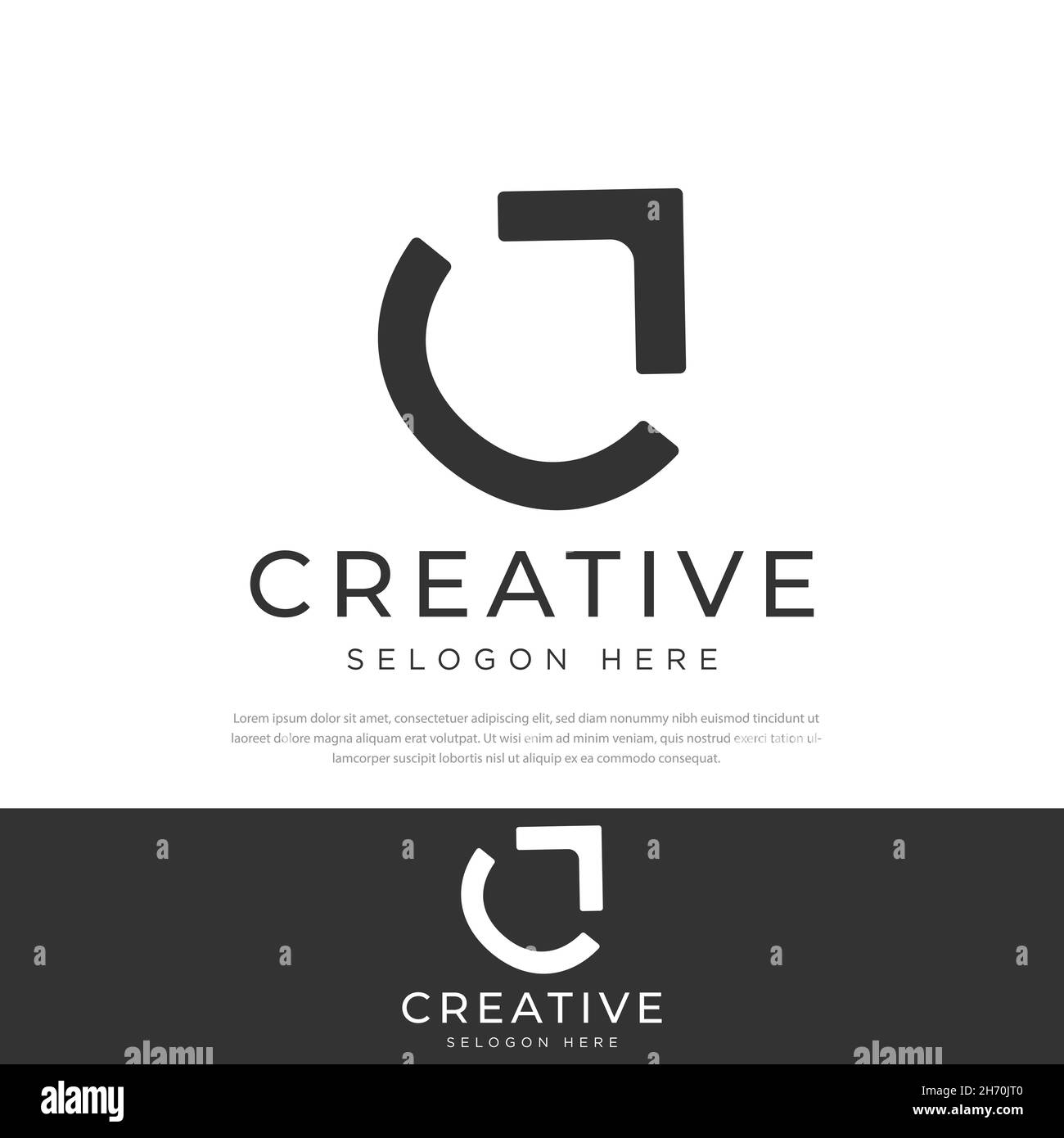 Logo design simple vector line letter C.symbol,icon,illustration ...