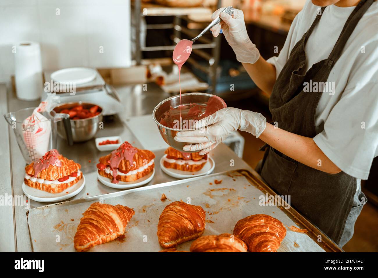Spoon production hi-res stock photography and images - Alamy