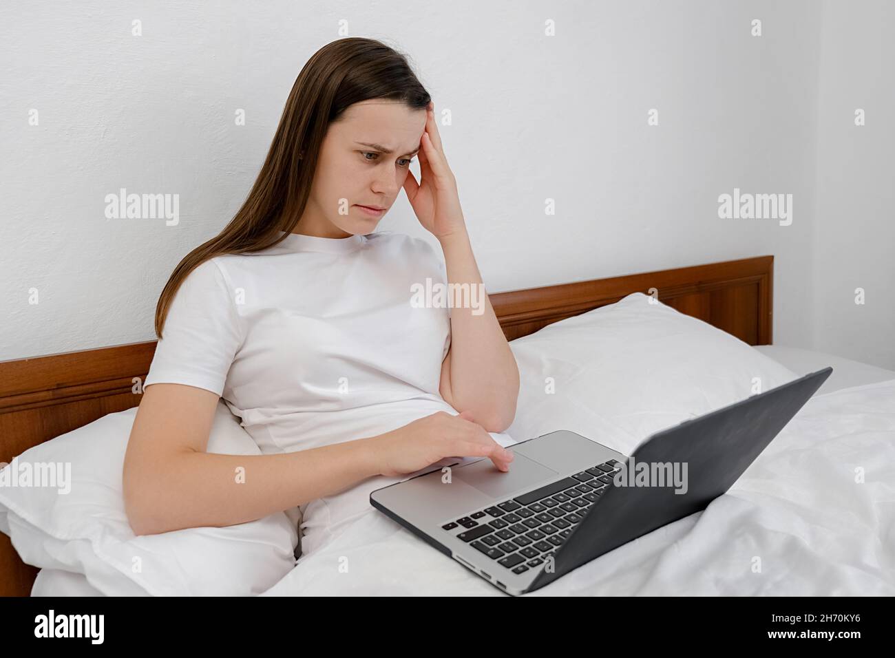 Woman nervous job interview hi-res stock photography and images - Alamy
