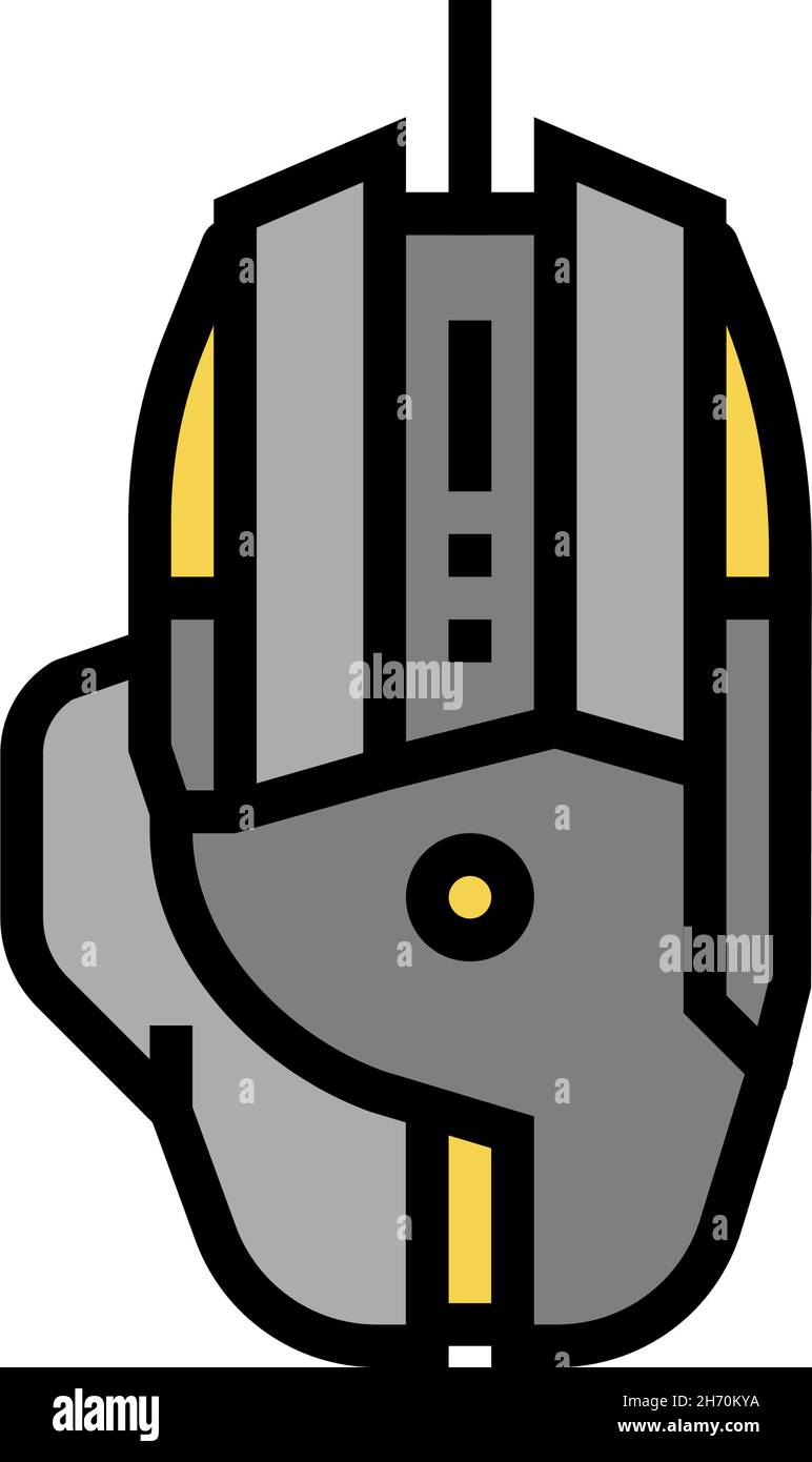 gaming mouse color icon vector illustration Stock Vector Image & Art ...
