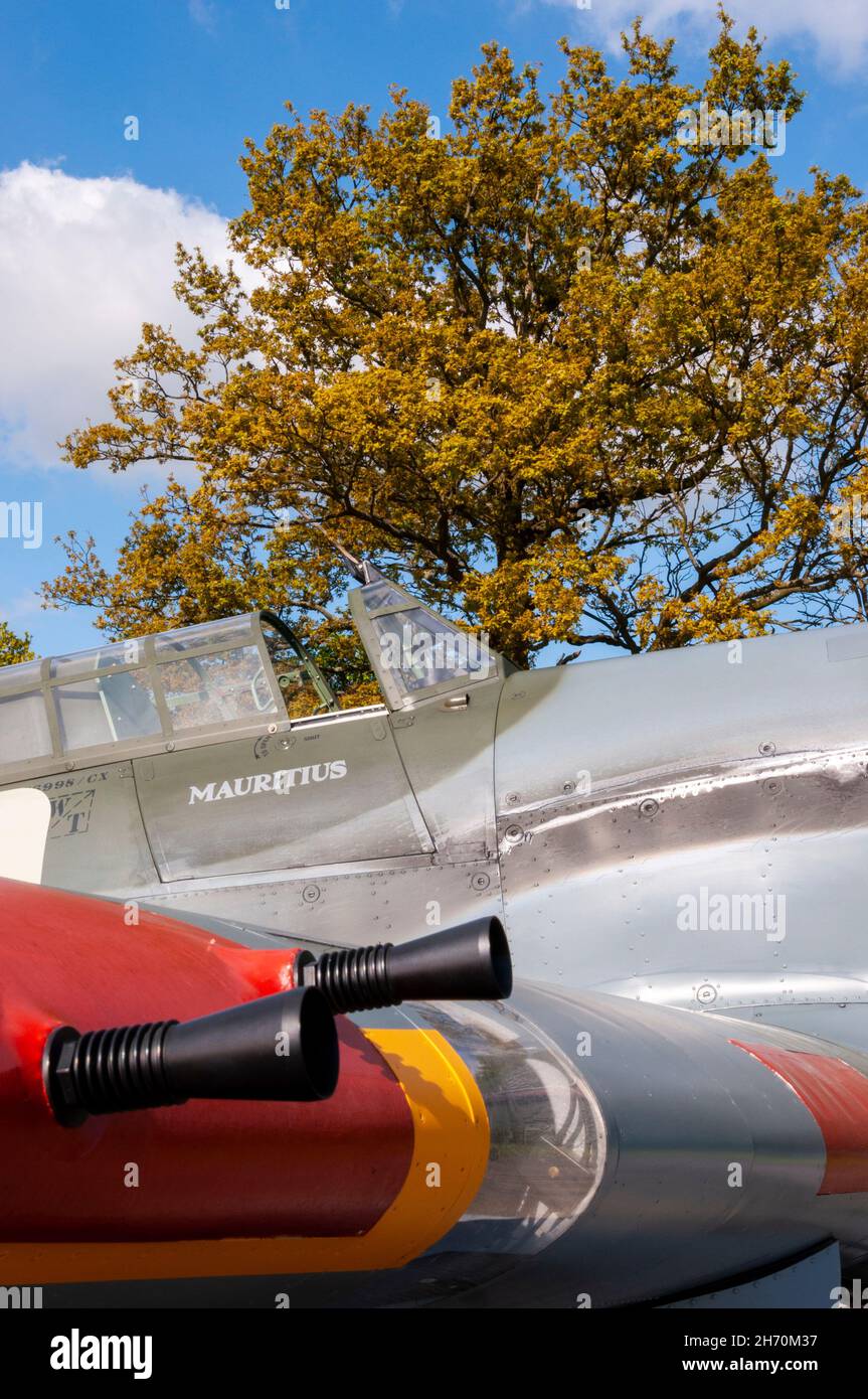 Second World War Hawker Hurricane BE505, G-HHII, of Hangar 11 ...