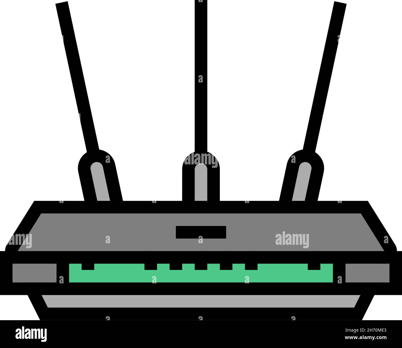 router electronic equipment color icon vector illustration Stock Vector ...
