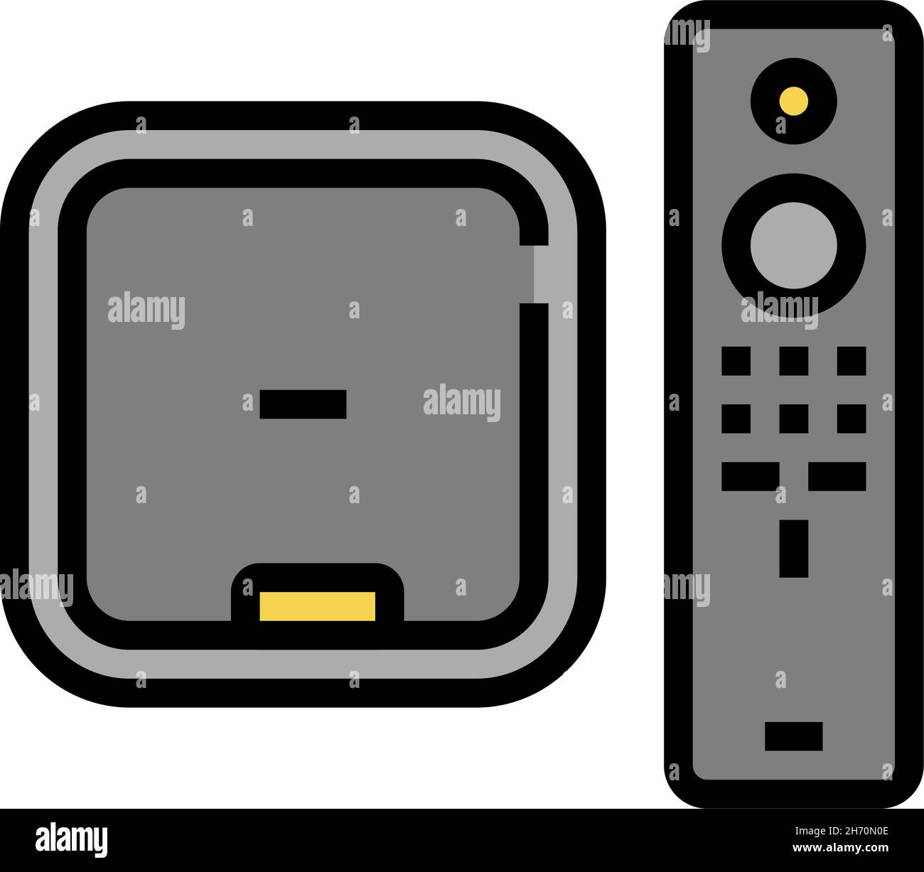 4k streaming player color icon vector illustration Stock Vector Image ...
