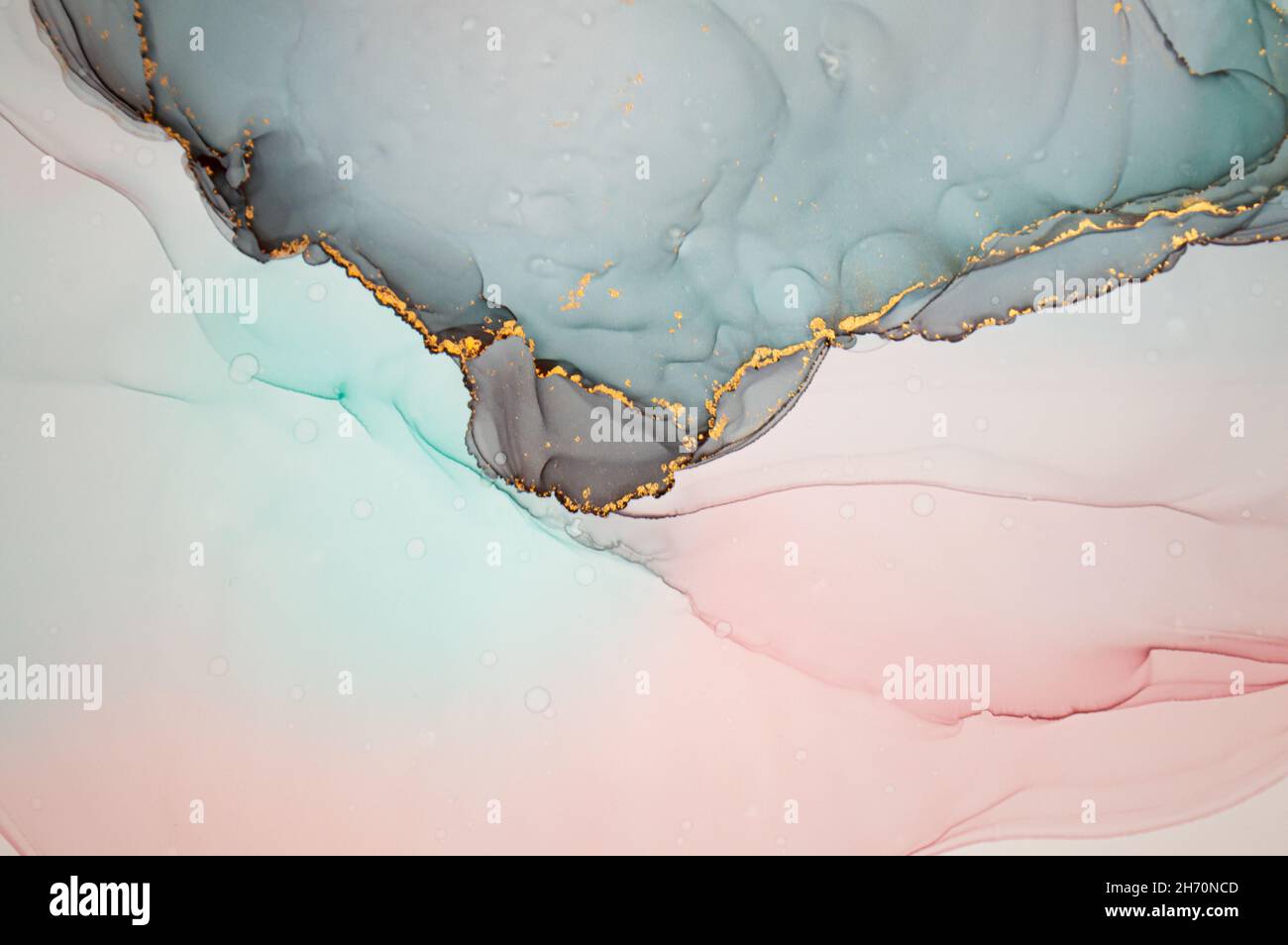 Bright Abstract Liquid. Alcohol Inks Splash Stock Photo - Alamy