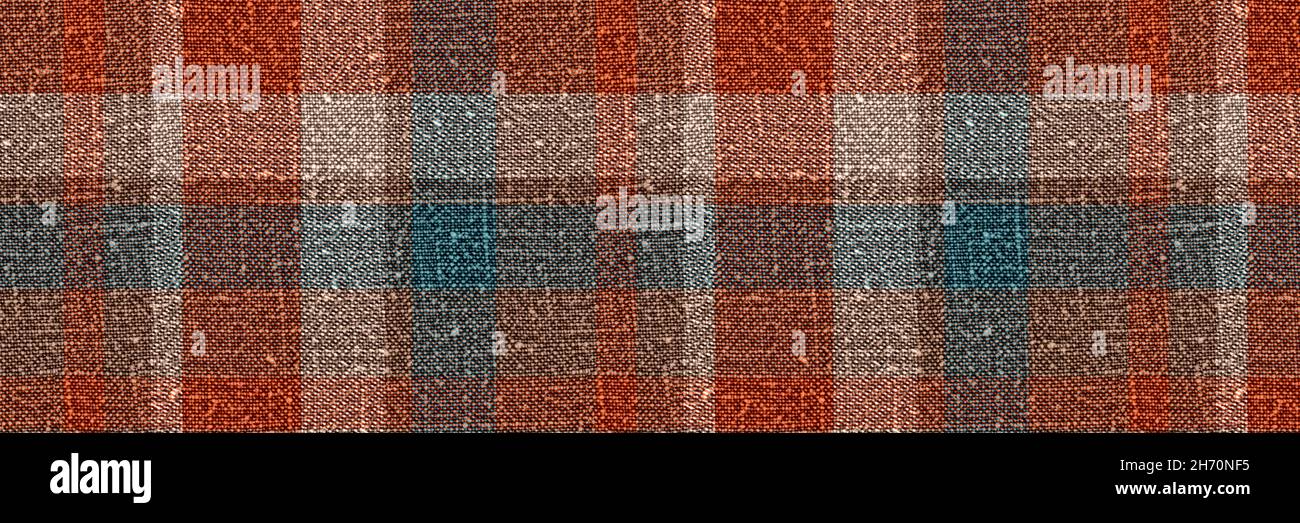 Classic winter tartan plaid seamless edging border. Modern gingham ...