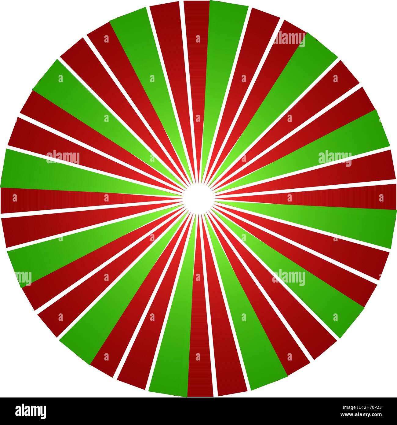 Abstract circle with overlapping spokes geometric design element ...