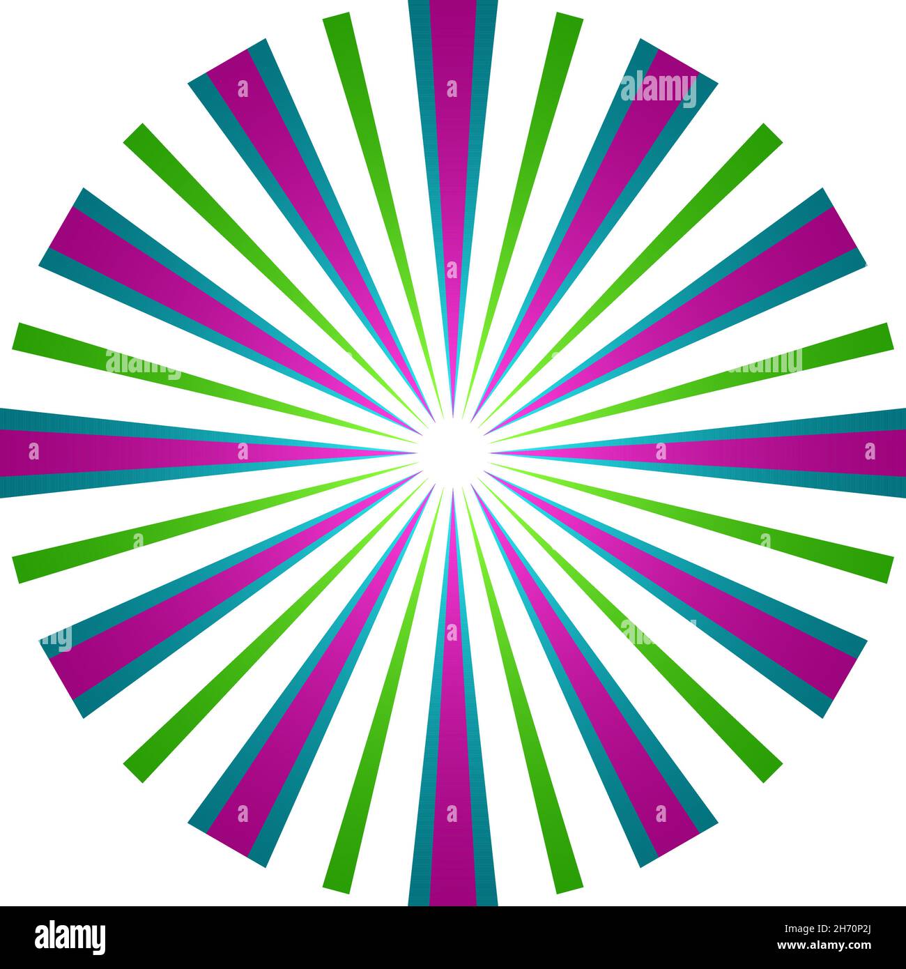 Abstract circle with overlapping spokes geometric design element ...