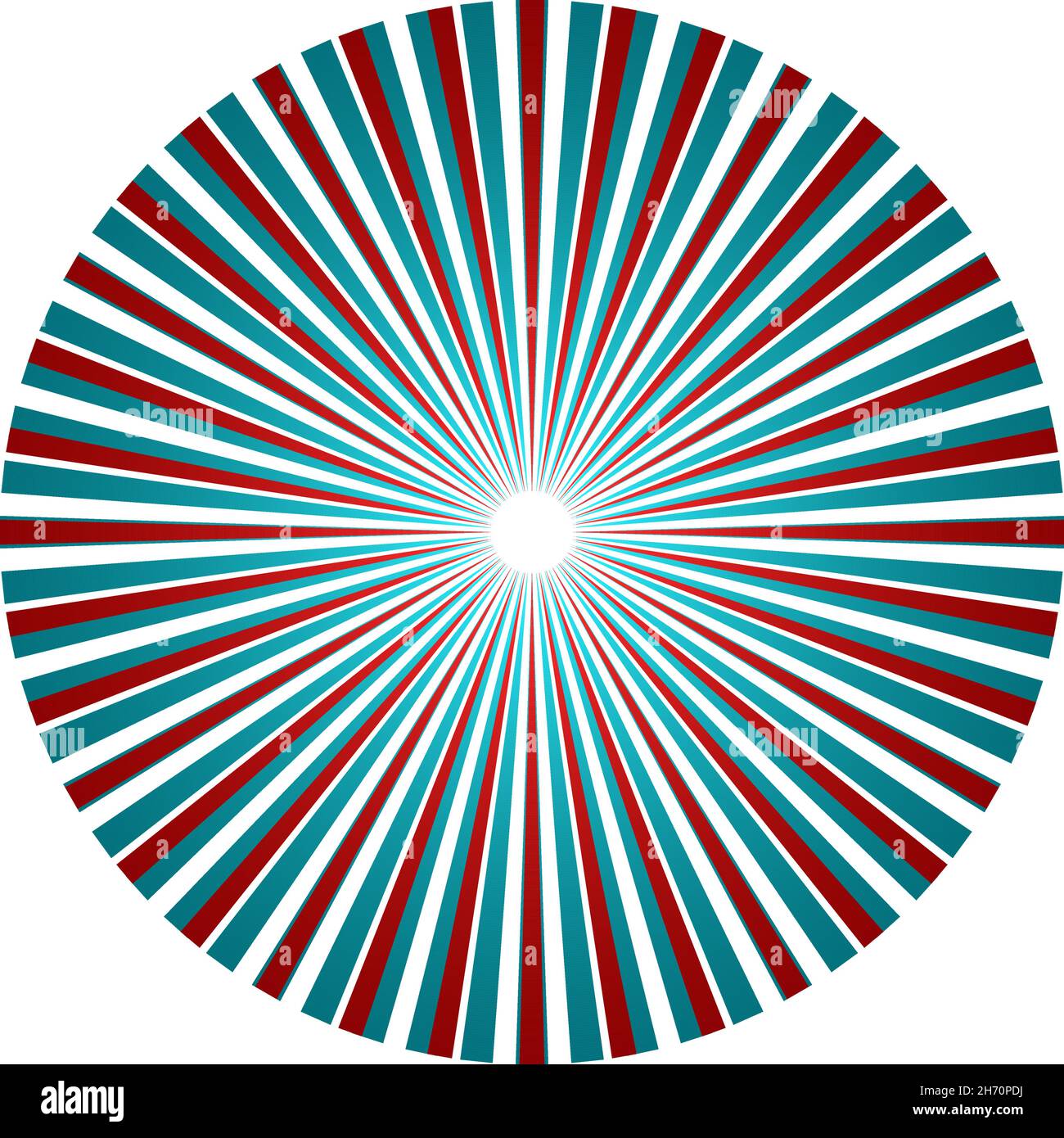 Abstract circle with overlapping spokes geometric design element ...